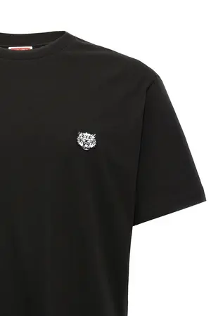Kenzo Lucky Tiger Embroidered Crewneck T-shirt