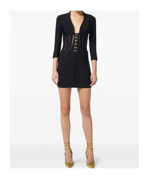 Elisabetta Franchi Corset Detail Dress