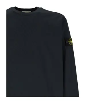 Stone Island Logo Patch Crewneck Sweatshirt