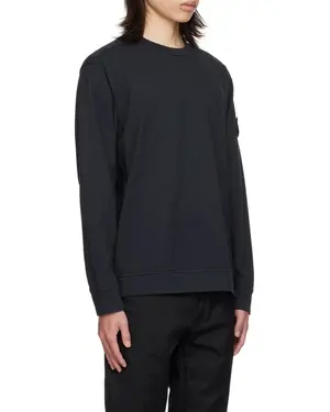Stone Island Logo Patch Crewneck Sweatshirt