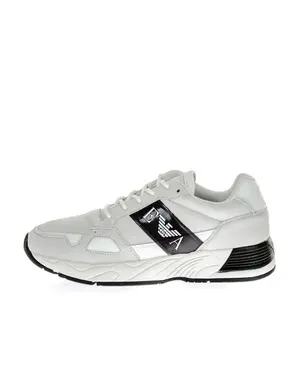 Emporio Armani Logo Detail Lace-up Sneakers