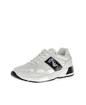 Emporio Armani Logo Detail Lace-up Sneakers