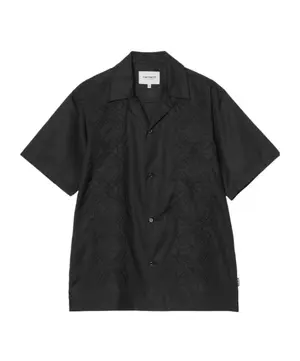 Carhartt Work In Progress Embroidered Short-sleeve Shirt - Black