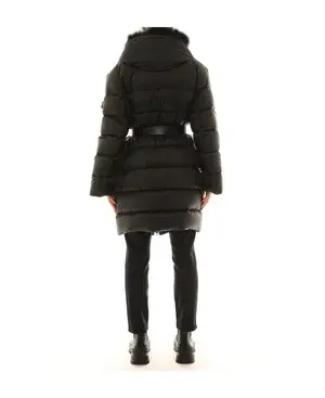 Ermanno Scervino Belted Hooded Coat