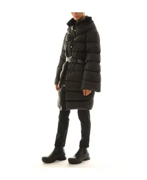 Ermanno Scervino Belted Hooded Coat