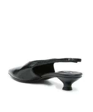 ALOHAS Eros Pointed Toe Slingback Pumps - Black