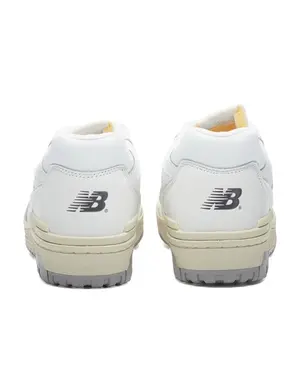 NEW BALANCE 550 Paneled Leather Sneakers - White