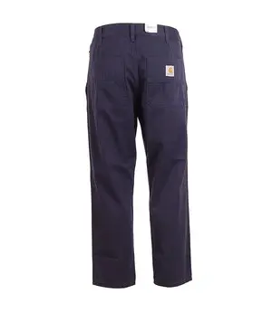 Carhartt Wip Logo Patch Cropped Cargo Trousers