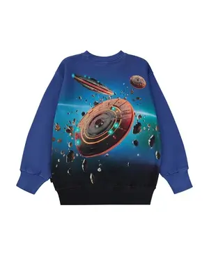 MOLO Mattis Graphic-printed Crewneck Sweatshirt
