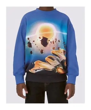 MOLO Mattis Graphic-printed Crewneck Sweatshirt