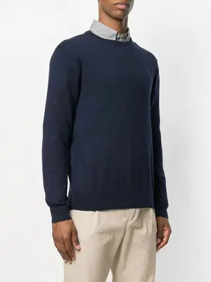 Polo Ralph Lauren Navy Logo Embroidered Sweater