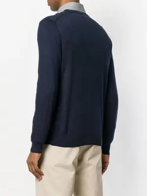 Polo Ralph Lauren Navy Logo Embroidered Sweater