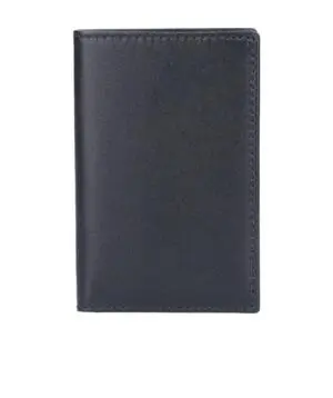 Comme Des Garçons Smooth Bi-fold Wallet - Black