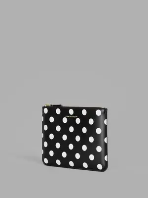 Comme Des Garçons Wave Point Logo Handbag
