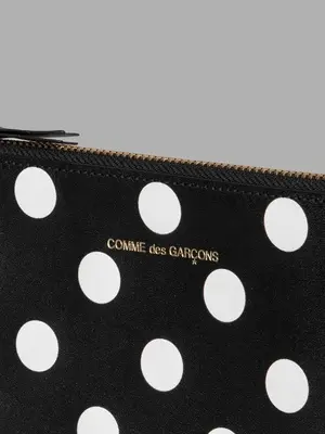 Comme Des Garçons Wave Point Logo Handbag