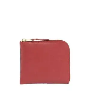 Comme Des Garçons Zip-up Wallet - Brown