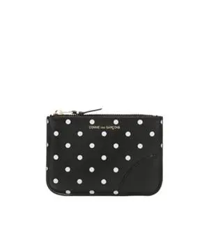 Comme Des Garçons Logo Wallet - Black