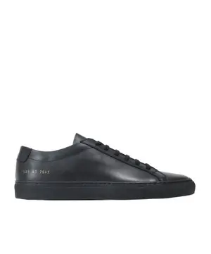 COMMON PROJECTS Logo Casual Shoes - Black
