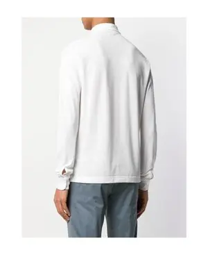 ZANONE Long-sleeved Cotton Polo Shirt