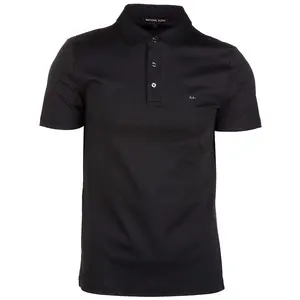 Michael Kors Logo Embroidered Polo Shirt - Black