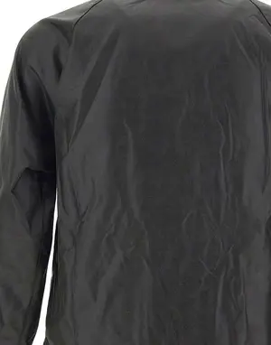 Barbour Beaufort Long-sleeved Wax Jacket - Black