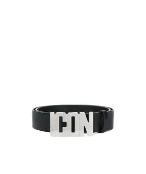 Dsquared2 Icon Logo Buckle Belt - Black