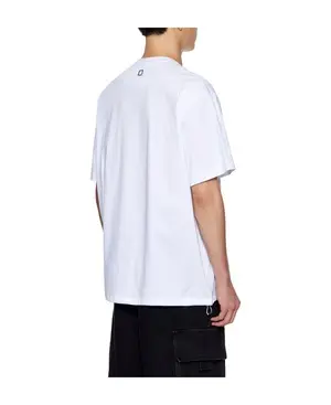 WOOYOUNGMI Logo-plaque Drawstring T-shirt