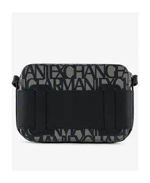 Armani Exchange Monogram Camera Case Bag With Adjustable Shoulder Strap