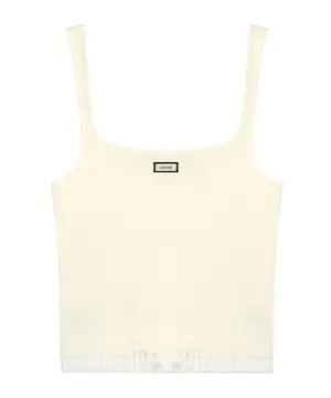 ENTIRE STUDIOS Strap Vest - White