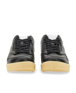 JIL SANDER Round Toe Lace-up Sneakers
