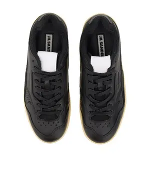 JIL SANDER Round Toe Lace-up Sneakers
