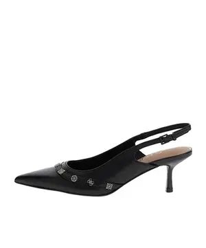 Guess Yanai 4g Peony Logo Slingbacks