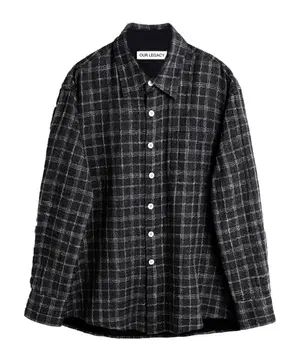 Our Legacy Above Check Shirt - Black
