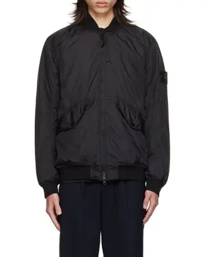 Stone Island Zipped Bomber Jacket