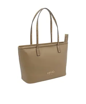 Liu Jo Logo Zip Medium Tote Bag