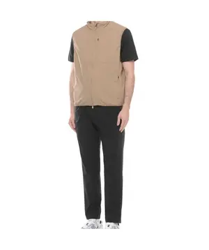 SAVE THE DUCK Zip-front Sleeveless Jacket