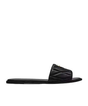 COACH Holly Quilted Logo Sandals