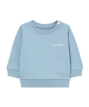 Off-White Scribble Sweatshirt - Gray-blue