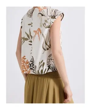 Marella Millaffine Printed Cropped Top