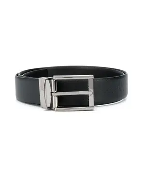 Emporio Armani Logo Engraved Reversible Belt