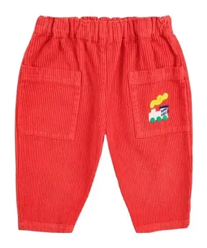 BOBO CHOSES Bobo Choo Choo Corduroy Pants - Red