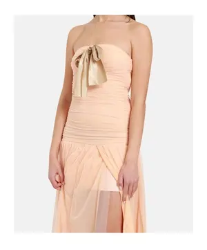 ANIYE BY Bow Strapless Dress