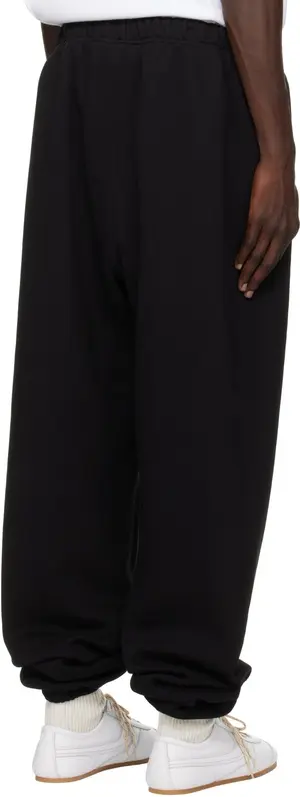 Fear Of God Logo Printed Drawstring Track Pants - Black