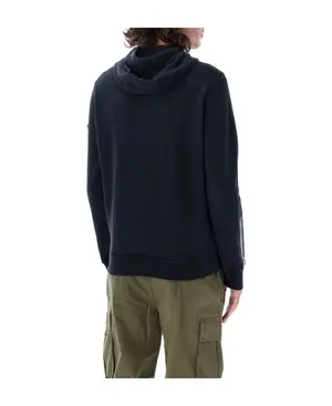 Stone Island Compass-motif Cotton Hoodie