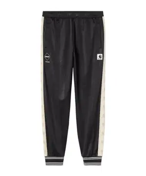 Carhartt Work In Progress Logo Stripe Track Pants - Black