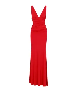 ANIYE BY Pleated Detail Maxi Dress