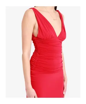 ANIYE BY Pleated Detail Maxi Dress