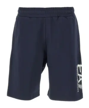EA7 Logo Drawstring Shorts
