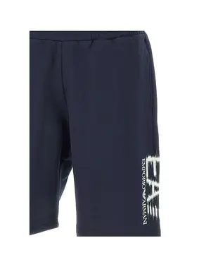 EA7 Logo Drawstring Shorts