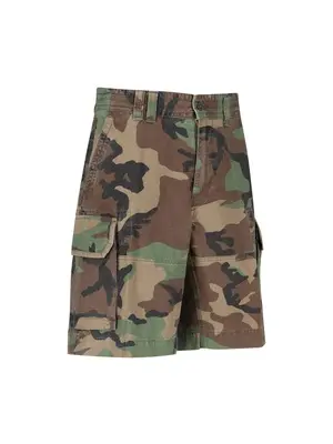 Polo Ralph Lauren Camouflage Knee-length Cargo Shorts